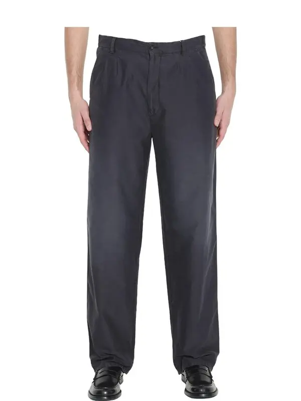MAISON MARGIELA Pleated Wide-leg Trousers - Black