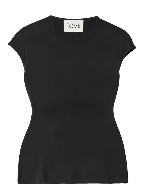 Tove Crew Neck T-shirt - Black