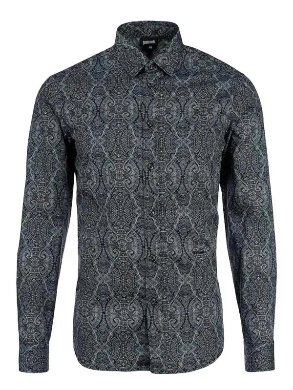 Just Cavalli Printed Shirt - Black