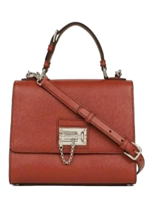 Dolce & Gabbana Logo Detailed Handbag - Brown