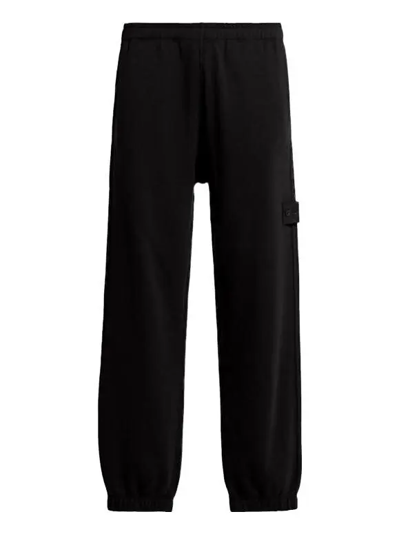 Stone Island Wool Cotton Sweatpants - Black