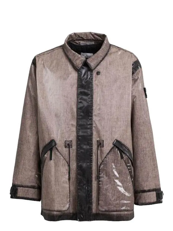 Stone Island Short Ripstop Parka - Nude