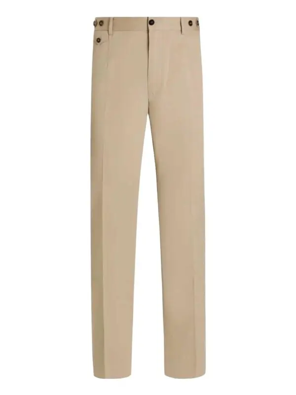 Dolce & Gabbana Tailored Gabardine Trousers - Beige