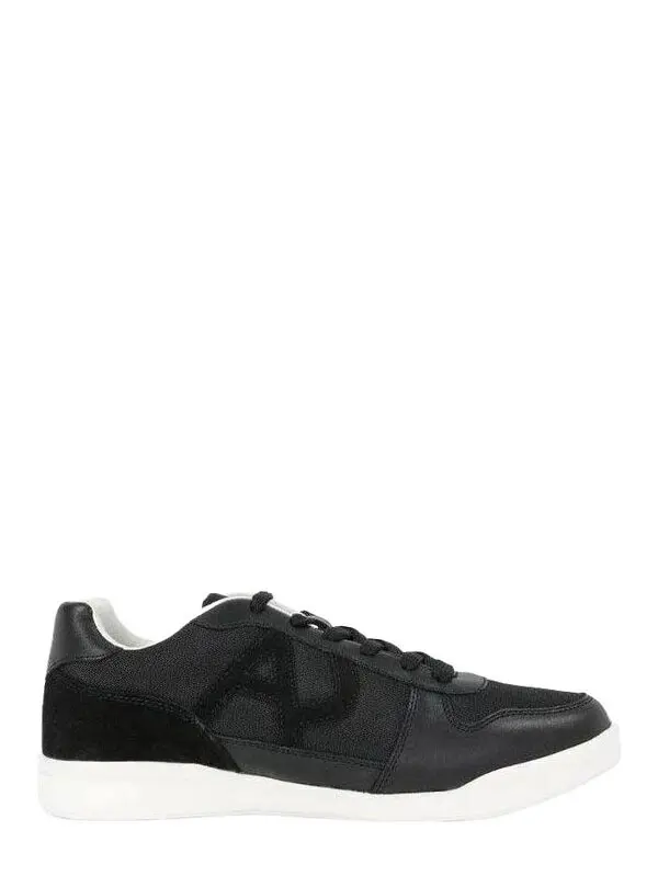 Emporio Armani Lace-up Casual Sneakers - Black
