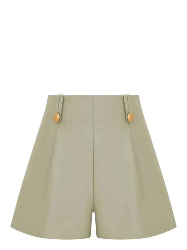 Zimmermann Luna Tailored Shorts - Palm Color