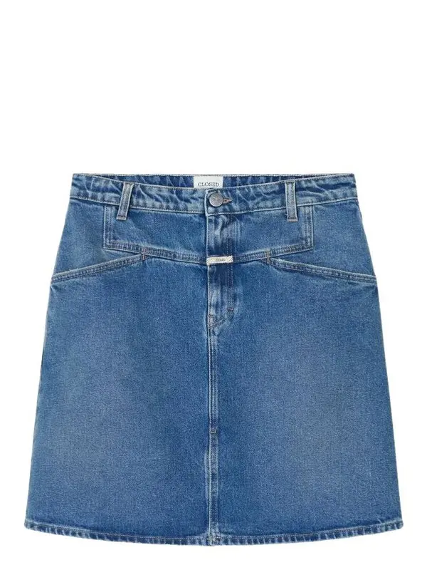 Closed Stover-x Mini Skirt - Medium Blue