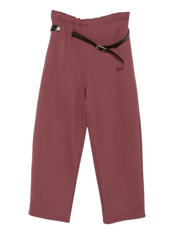 MAGLIANO Belted Track Pants - Red