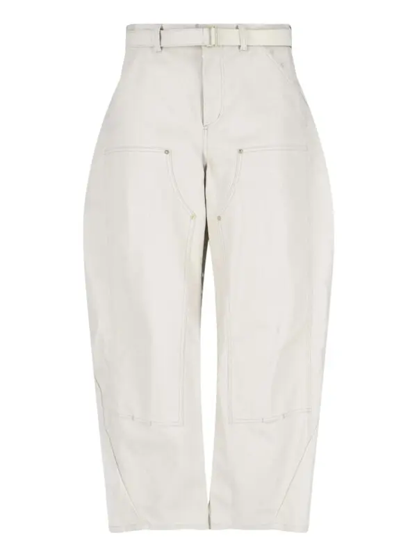 Sacai X Carhartt Wip Duck Pants - White