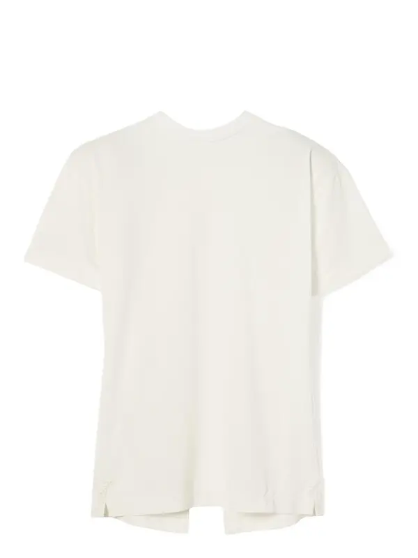 Jacquemus The Ventadou Crewneck Top With Embroidered Logos - White
