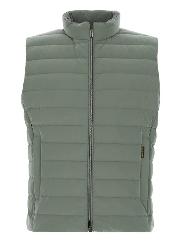 MOORER Puffer Gilet - Sage Green