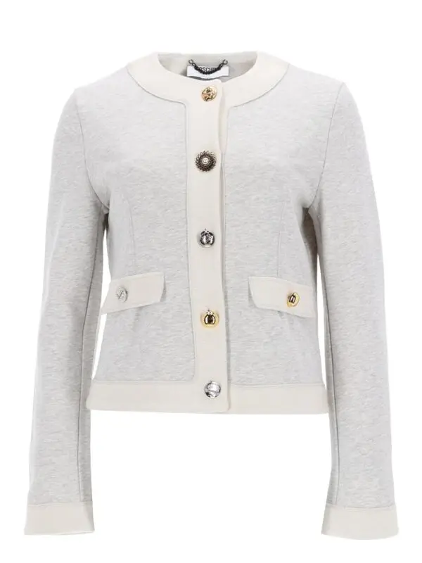 Moschino Buttoned Cardigan - White