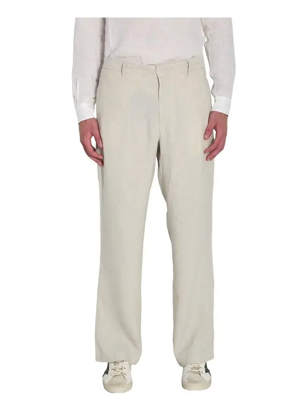 Barena Venezia Mid-rise Wide-leg Pants - Pearl Grey