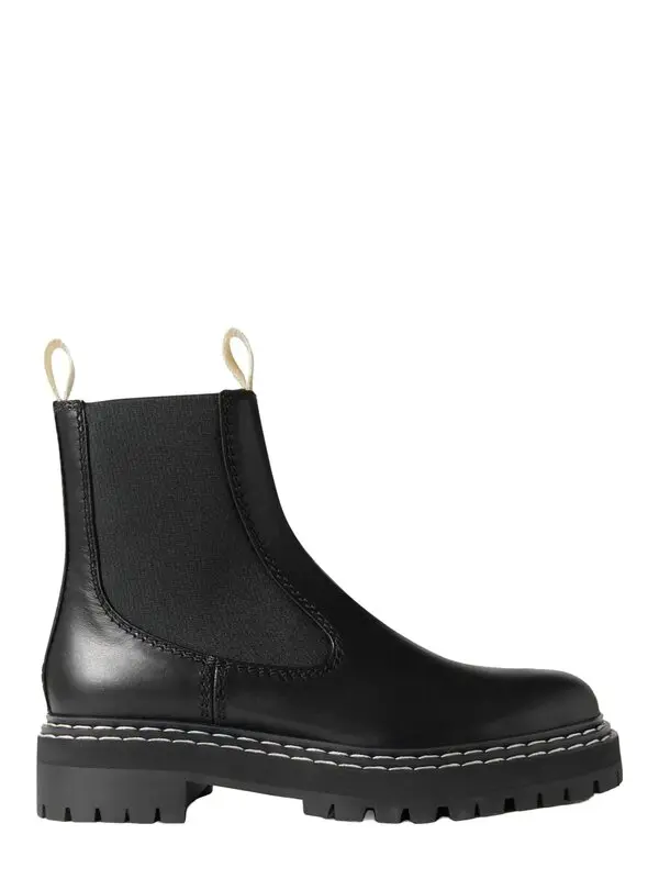 Proenza Schouler Contrast-stitch Chelsea Boots - Black