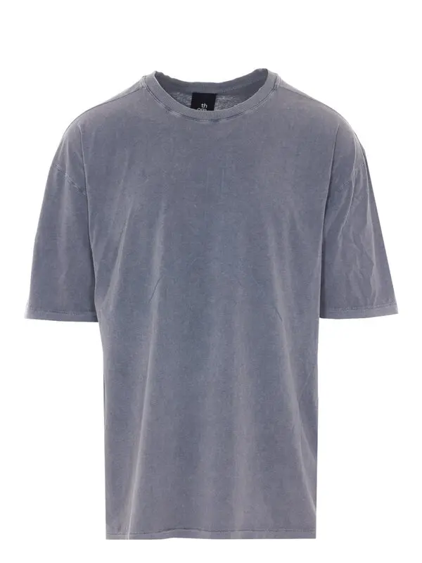 THOM KROM Graphic Crewneck T-shirt - Gray