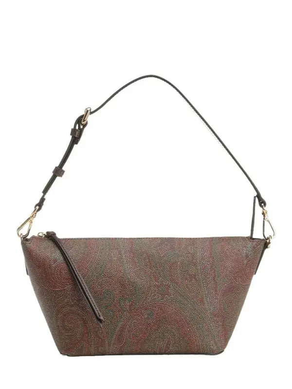 Etro Zippered Shoulder Bag - Brown