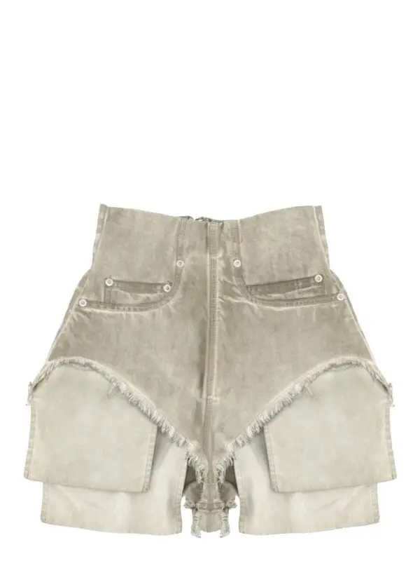 Rick Owens Dirt Cutoffs Shorts - Sand