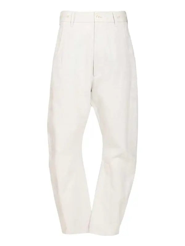 VIVIENNE WESTWOOD Belted Tapered Trousers - White