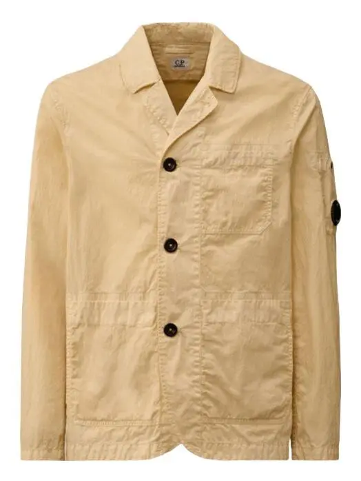 C.P. COMPANY 50 Fili Wax Lens Blazer - Nude
