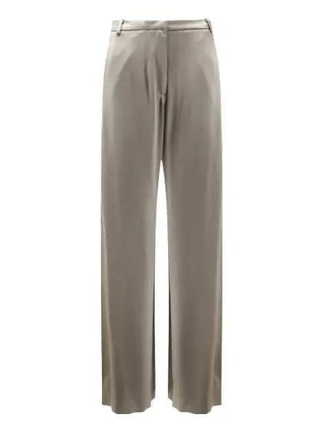 ALYSI Flared Tailored Trousers - Gray