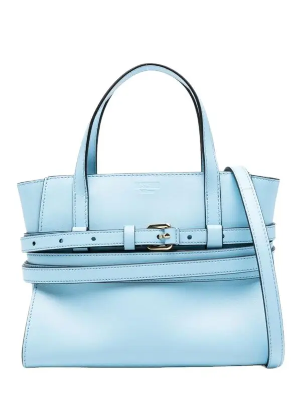 Moschino Buckle Handbag - Blue