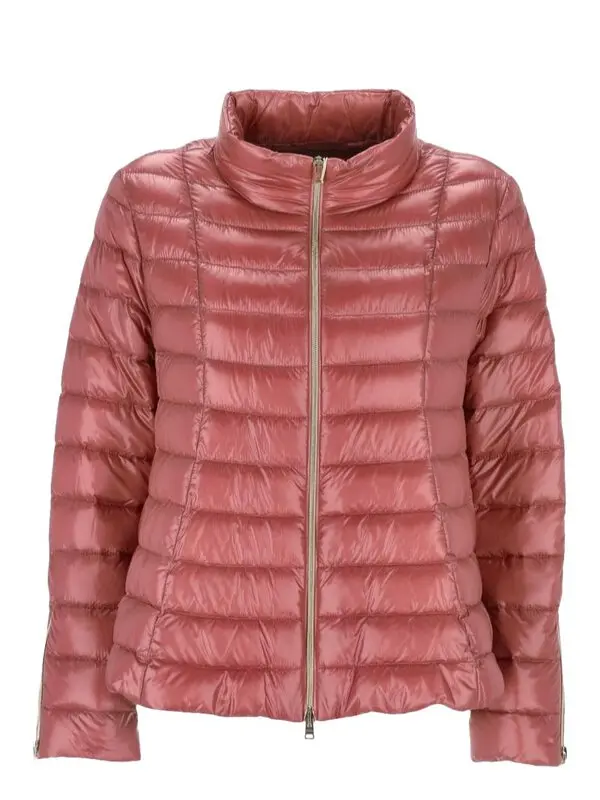 Herno Zip-up Quilted Padded Jacket - Pink
