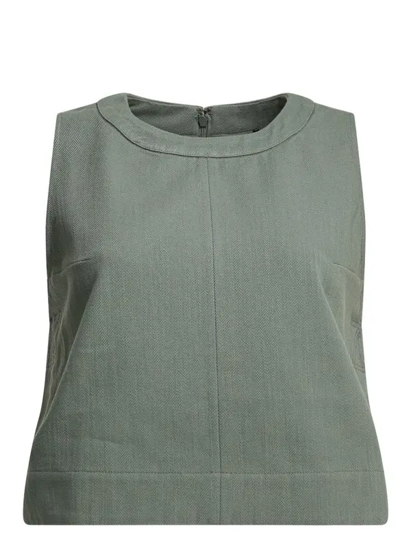 Soeur Crew-neck Tank Top - Gray