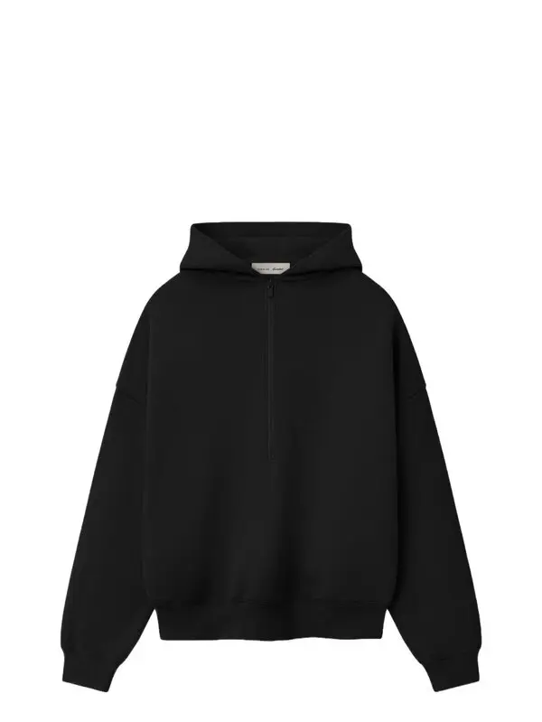 Fear Of God Half-zip Hoodie - Black