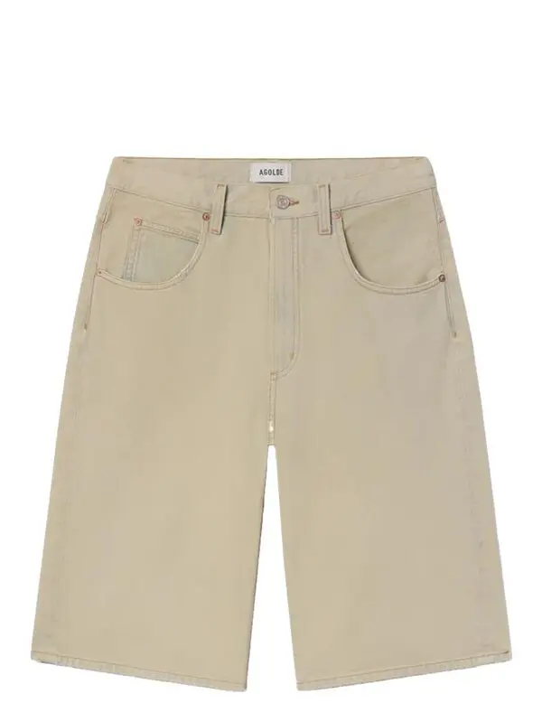 AGOLDE Bermuda Denim Shorts - Burnished Khaki