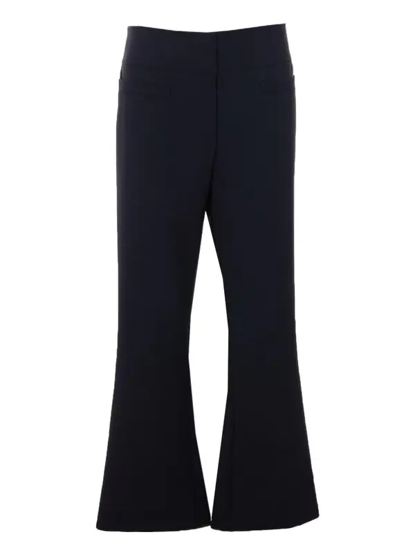 COURREGES Heritage Cropped Bootcut Pants - Black