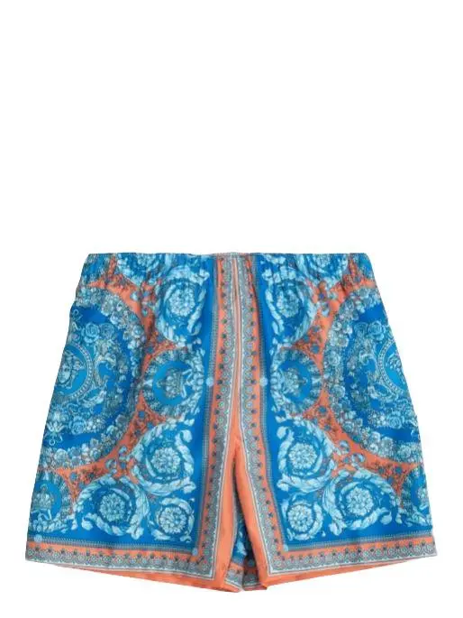 Versace Printed Swim Shorts - Blue