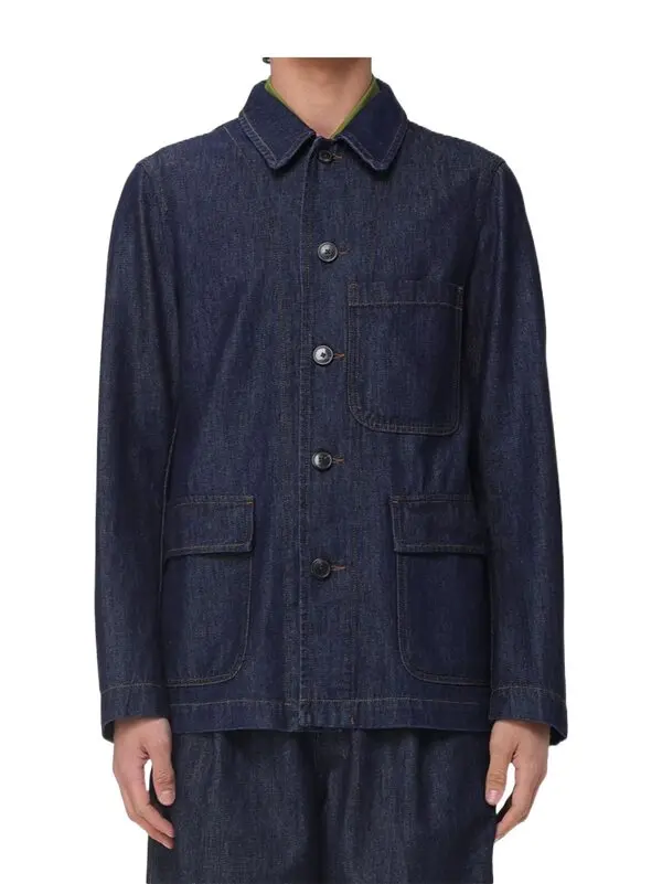 Dries Van Noten Long-sleeved Denim Jacket - Black