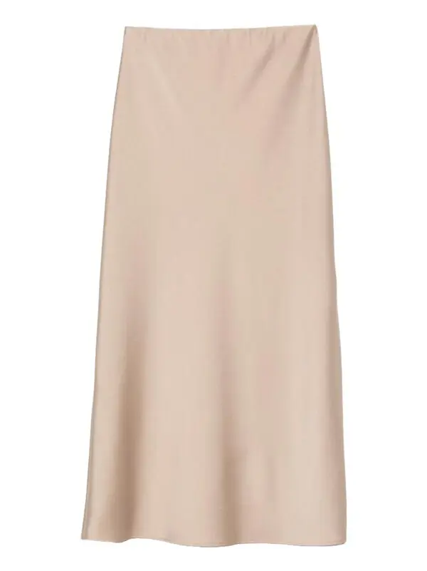 D.exterior Slit Midi Skirt - Nude