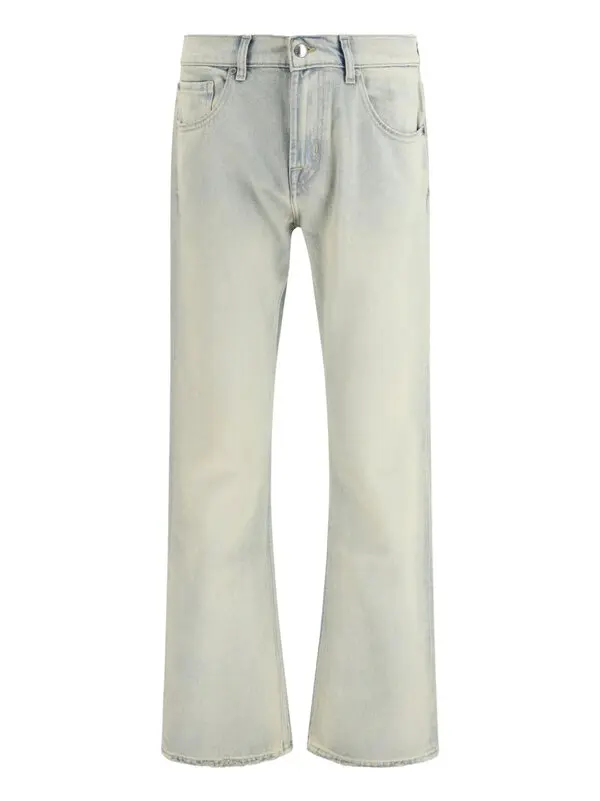 7 For All Mankind Mid-rise Bootcut Jeans - White