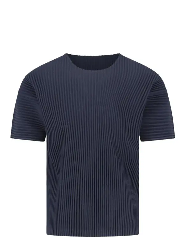 Issey Miyake Homme Plissé Pleated T-shirt - Black