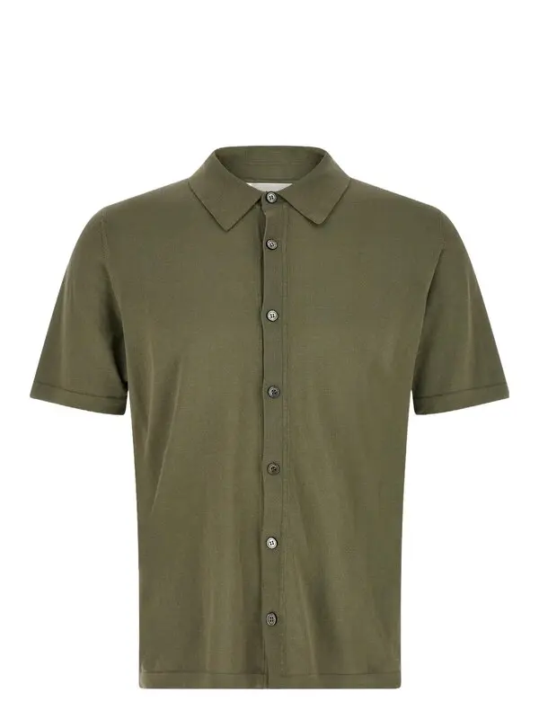 ROBERTO COLLINA Short-sleeved Shirt - Green