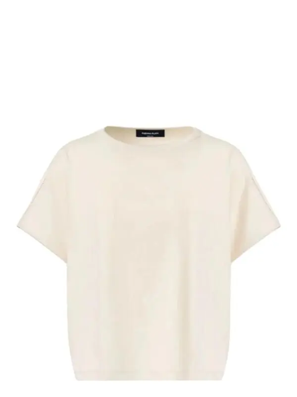 Fabiana Filippi Relaxed Cap-sleeved T-shirt - White