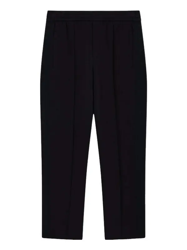 Emporio Armani Elasticated-waistband Track Pants - Blackbeauty