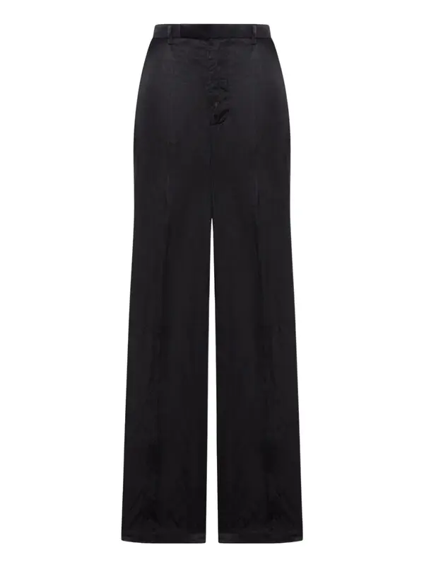 Rick Owens Straight Leg Trousers - Black