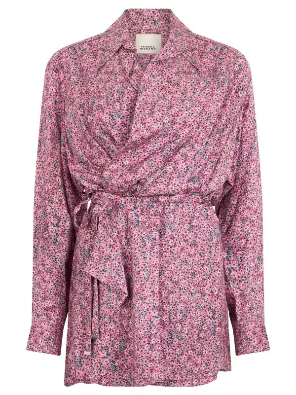 Isabel Marant Étoile Harmony Floral Mini Dress - Pink