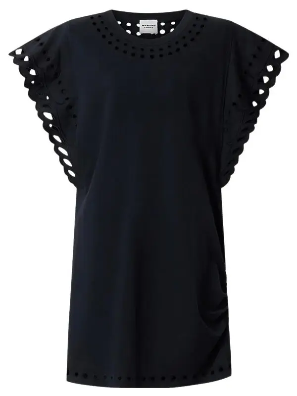 Isabel Marant Étoile Orlane Dress With Lace Trim - Black