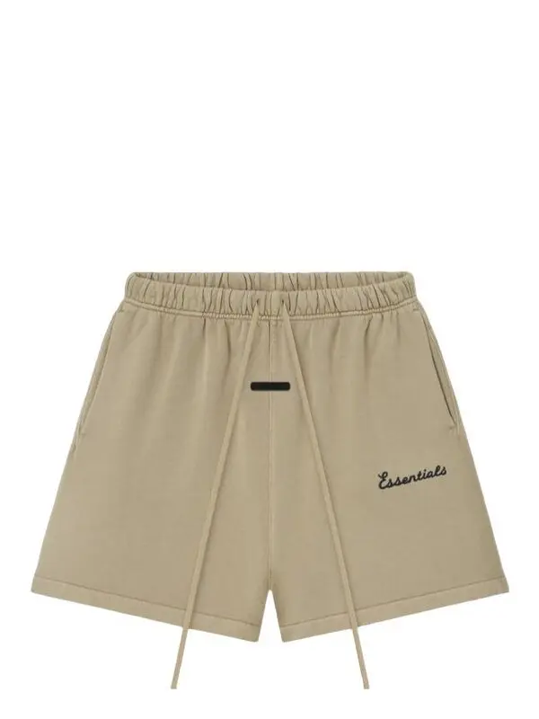 Fear Of God Logo Drawstring Shorts - Nude