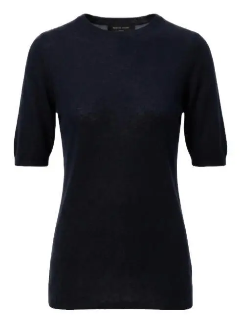 Fabiana Filippi Crew Neck Short Sleeve Knitwear - Black
