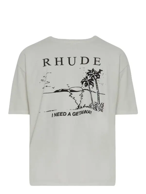 Rhude I Need A Getaway T-shirt - Gray