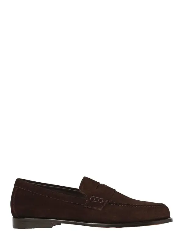 DOUCAL'S Classic Penny Loafers - Black