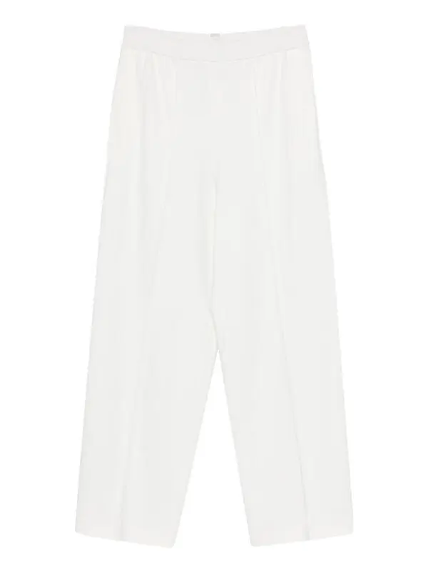 Fabiana Filippi Embellished Straight-leg Trousers - White