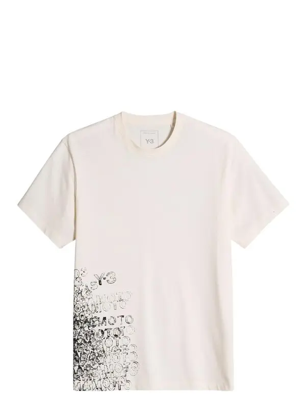 Y3 Graphic Print T-shirt - White