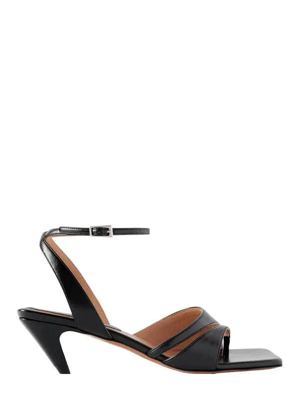 Stella McCartney Openwork High-heeled Sandals - Black