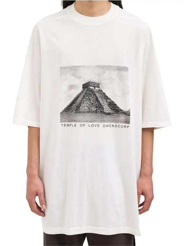 Rick Owens Ss T-shirt - Latte