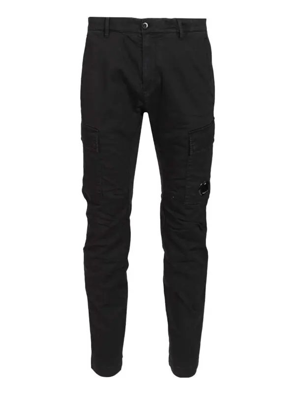 C.P. COMPANY Stretch Sateen Cargo Pants - Dark Grey