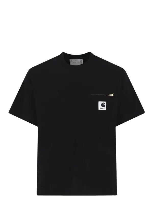 SACAI X CARHARTT WIP Jersey T-shirt - Black